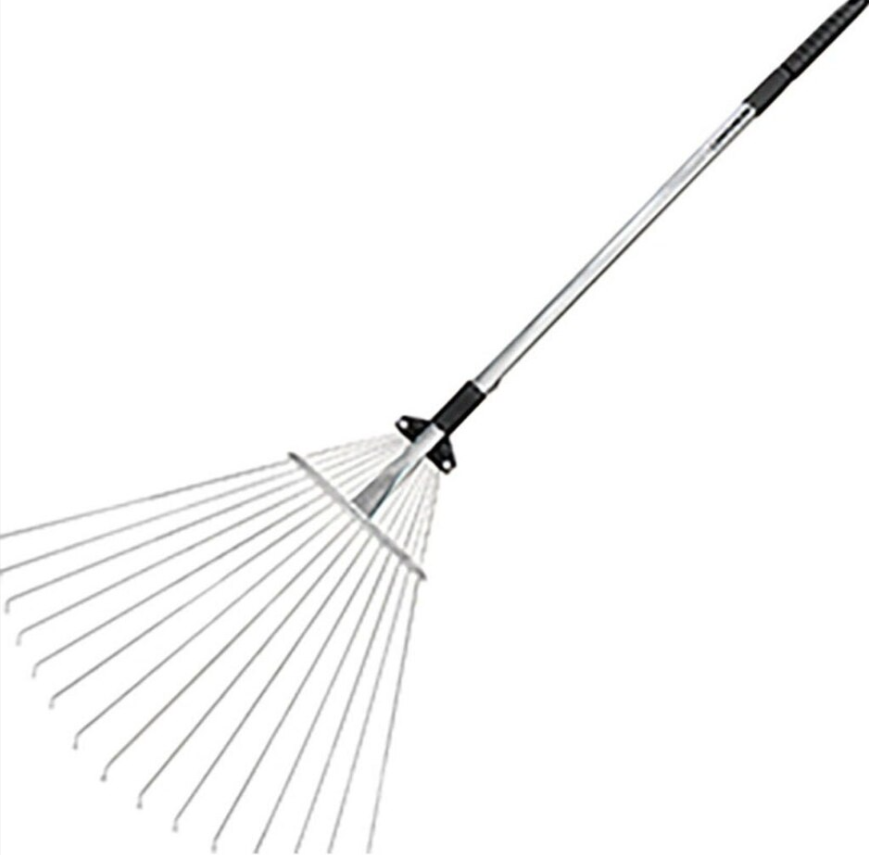 Adjustable Metal Rake with Telescopic Handle — Mackey's