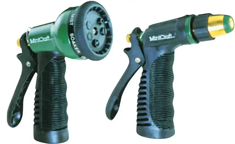 2 Piece 7 Pattern & Adjustable Grip Hose Nozzle Set — Mackey's