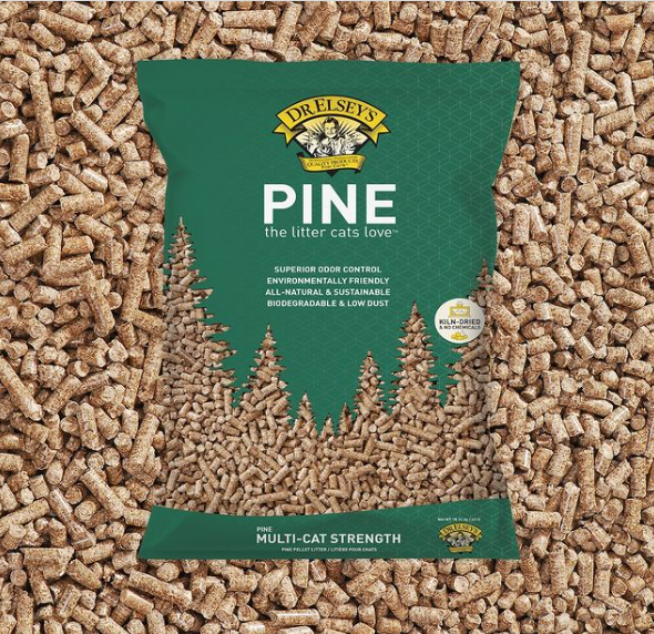 Dr. Elsey's Pine Pellets Cat Litter, 40lbs — Mackey's