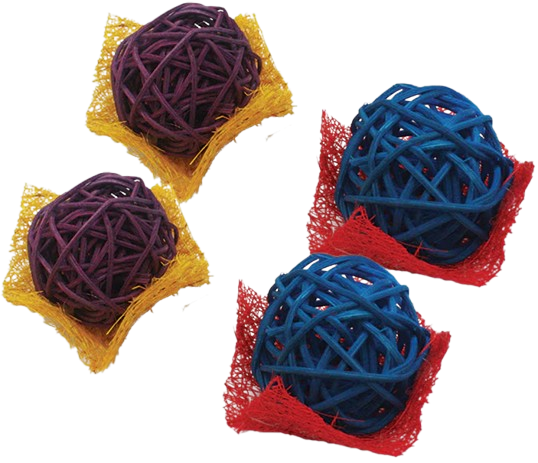 Loofah Bon Bons for Small Animals — Mackey's