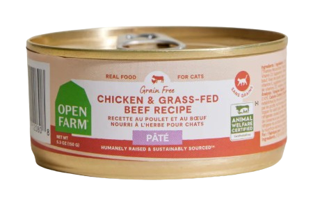 Open Farm Chicken & Grass-Fed Beef Pâté Canned Cat Food — Mackey's