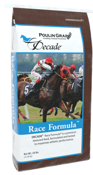 Poulin Grain Decade® Race Formula Textured, 50lbs — Mackey's