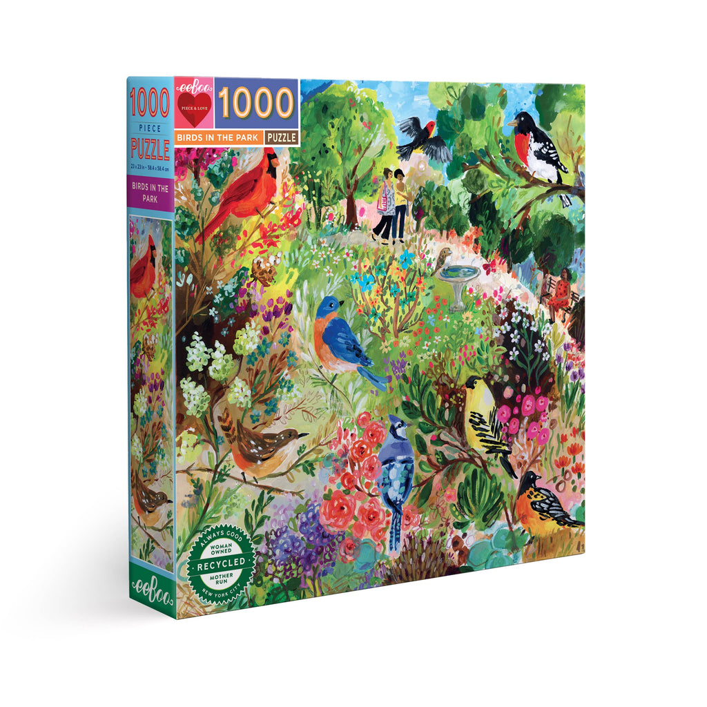 Birds in the Park 1000 Piece Square Puzzle — Mackey's
