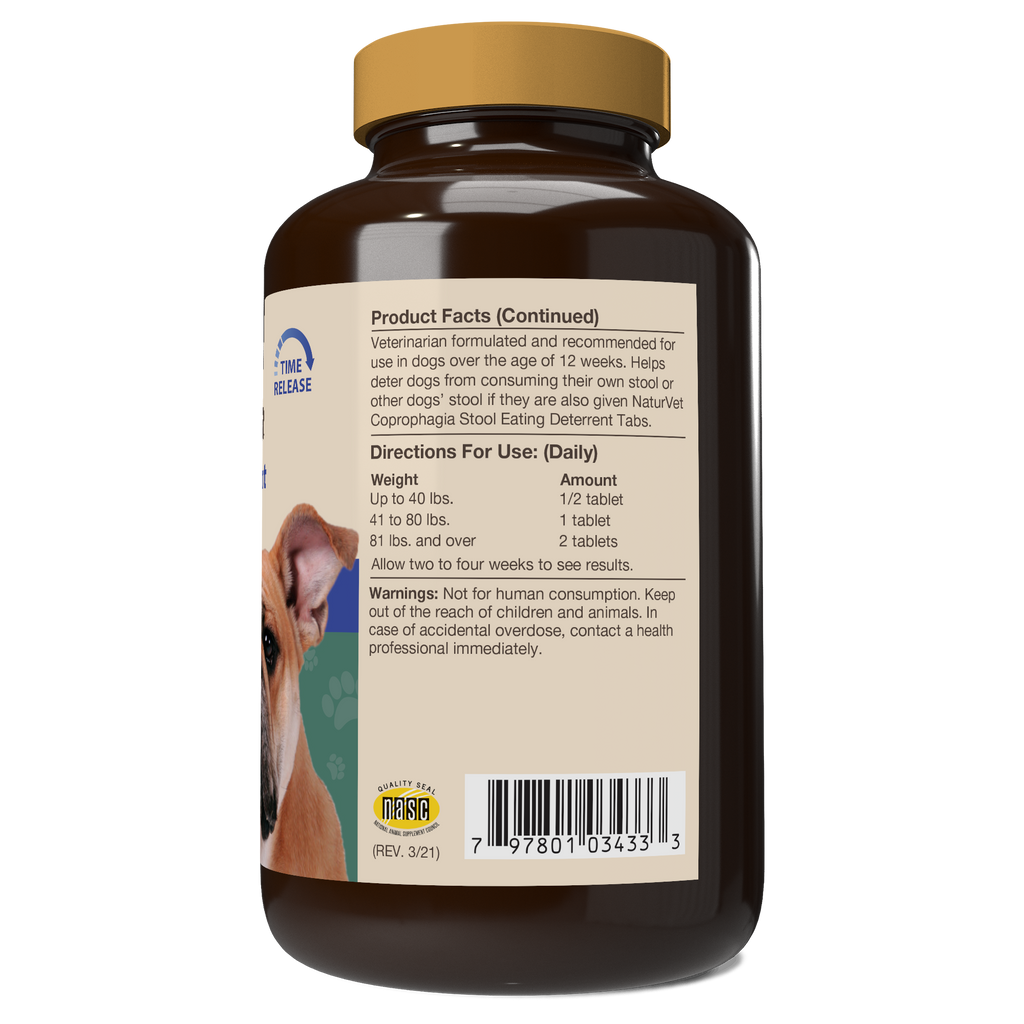 Coprophagia Stool Eating Deterrent Chewable Tablets — Mackey's