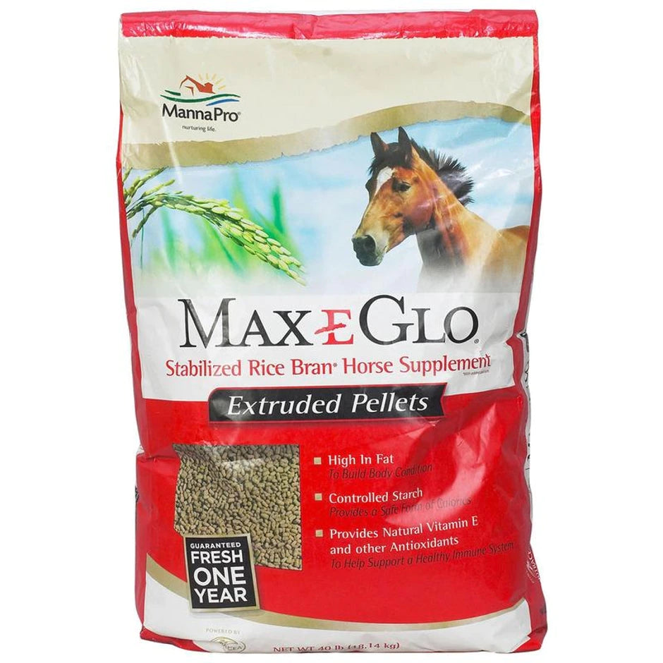 MAX-E-GLO RICE BRAN SUPPLEMENT — Mackey's